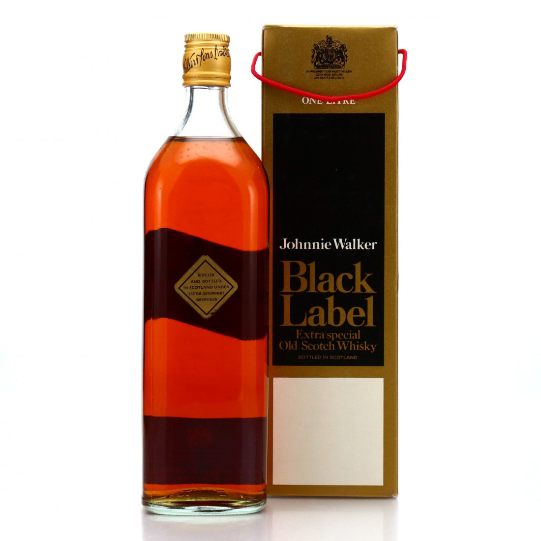 Johnnie Walker Black Label 1960s / Duty Free 1 Litre | Whisky Auctioneer