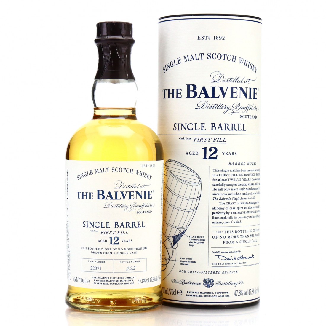 Balvenie 12 Year Old First Fill Single Barrel #22071 | Whisky Auctioneer