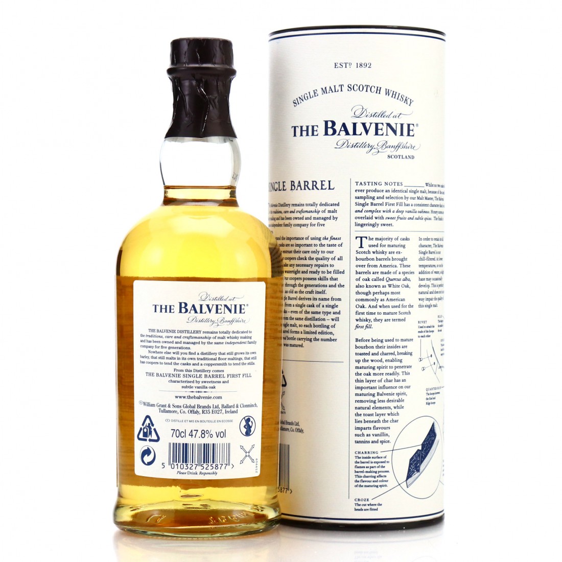 Balvenie 12 Year Old First Fill Single Barrel #22071 | Whisky Auctioneer