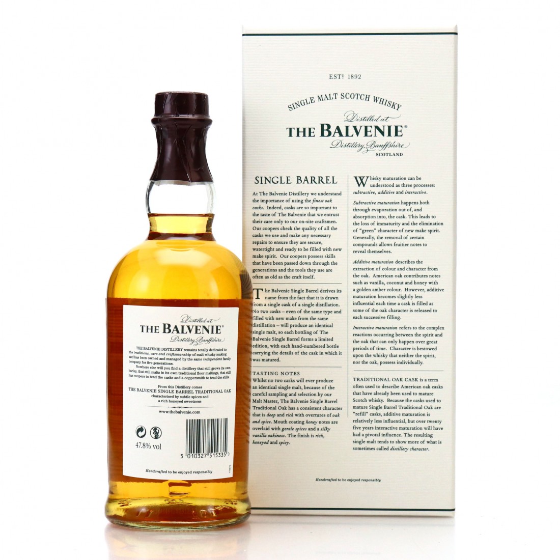 Balvenie 1991 Traditional Oak Single Barrel 25 Year Old #177 | Whisky ...