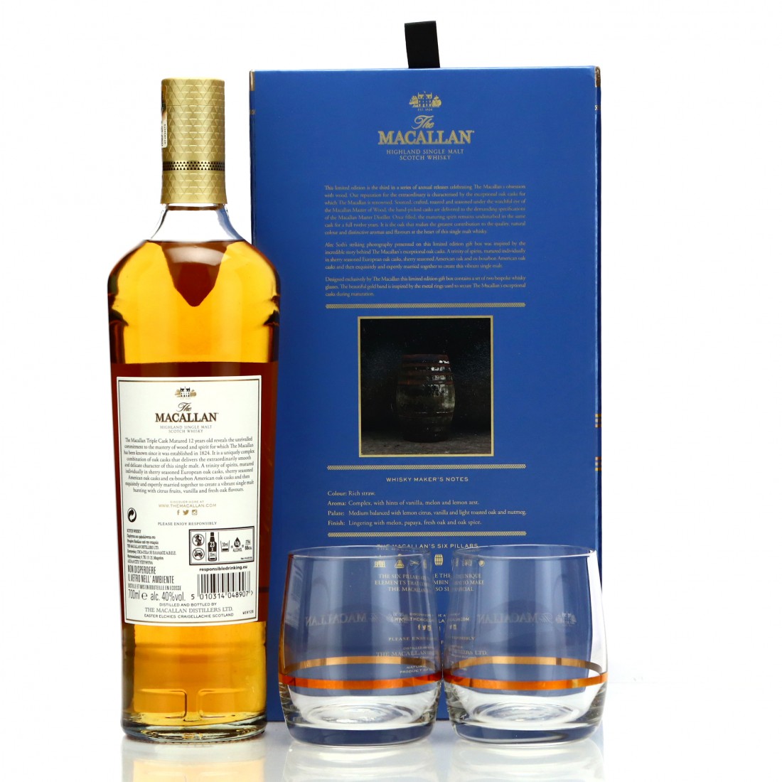 Macallan 12 Year Old Triple Cask Limited Edition Gift Pack | Whisky ...