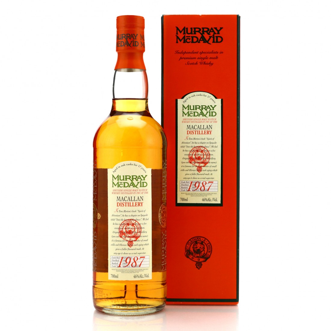 Macallan 1987 Murray McDavid 17 Year Old | Whisky Auctioneer
