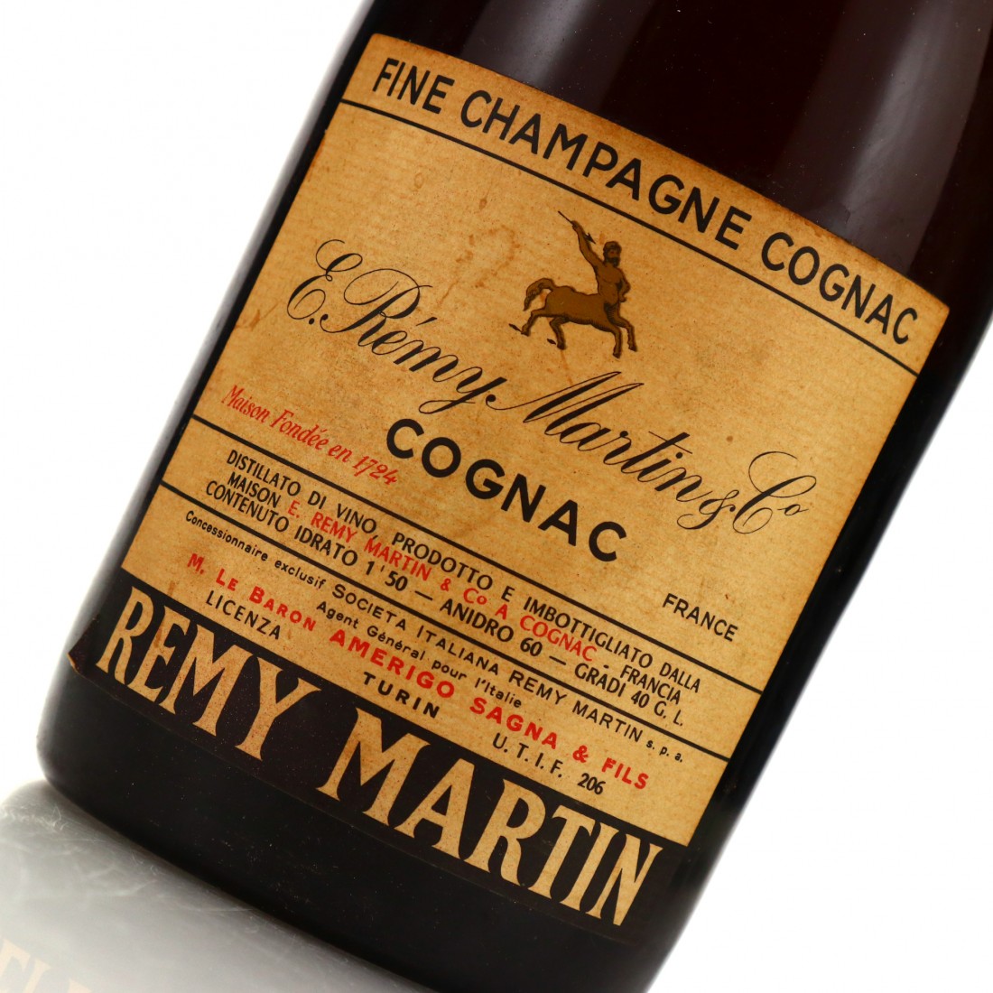 Remy Martin Vsop Fine Champagne Cognac 15 Itre 1970s With Pouring