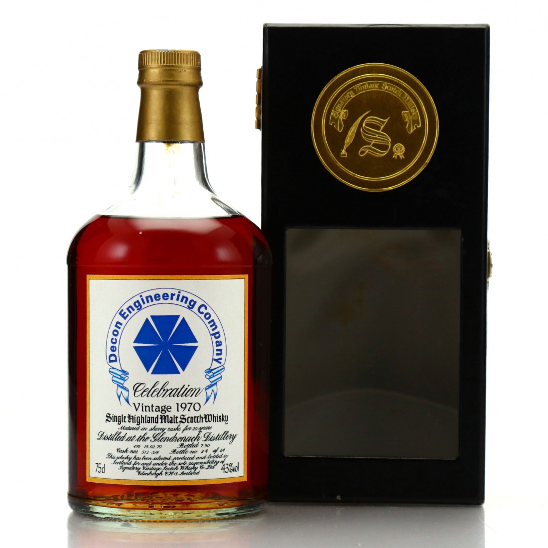Glendronach 1970 Signatory Vintage 20 Year Old 75cl / Decon Engineering ...