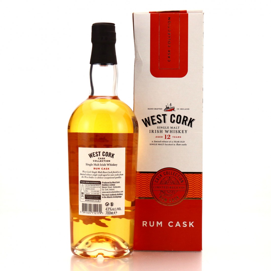 West Cork 12 Year Old Rum Cask | Whisky Auctioneer