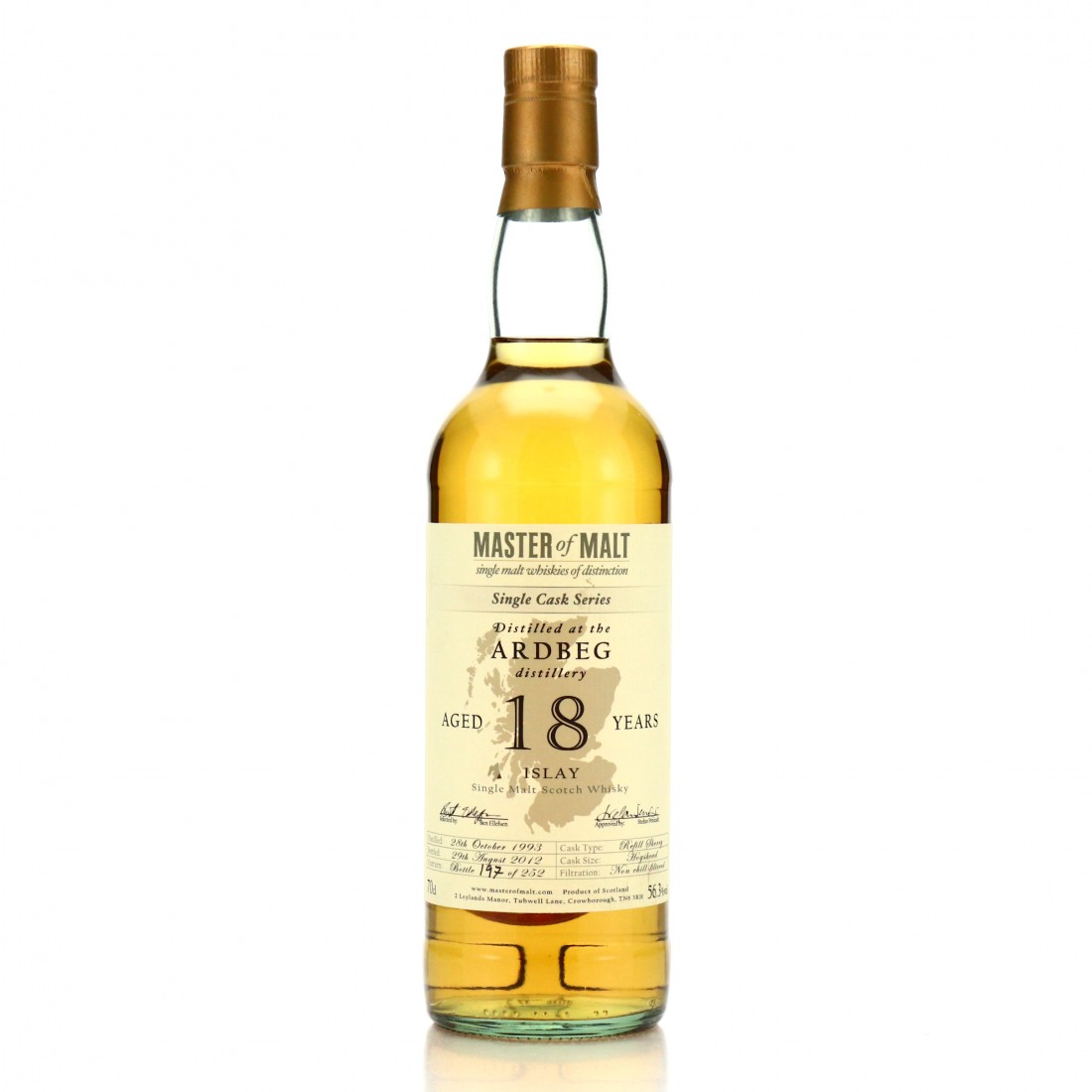 Ardbeg 1993 Master of Malt 18 Year Old | Whisky Auctioneer