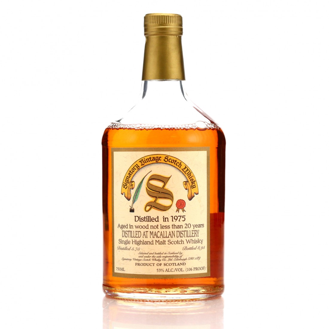 Macallan 1975 Signatory Vintage 20 Year Old 75cl / US Import | Whisky ...