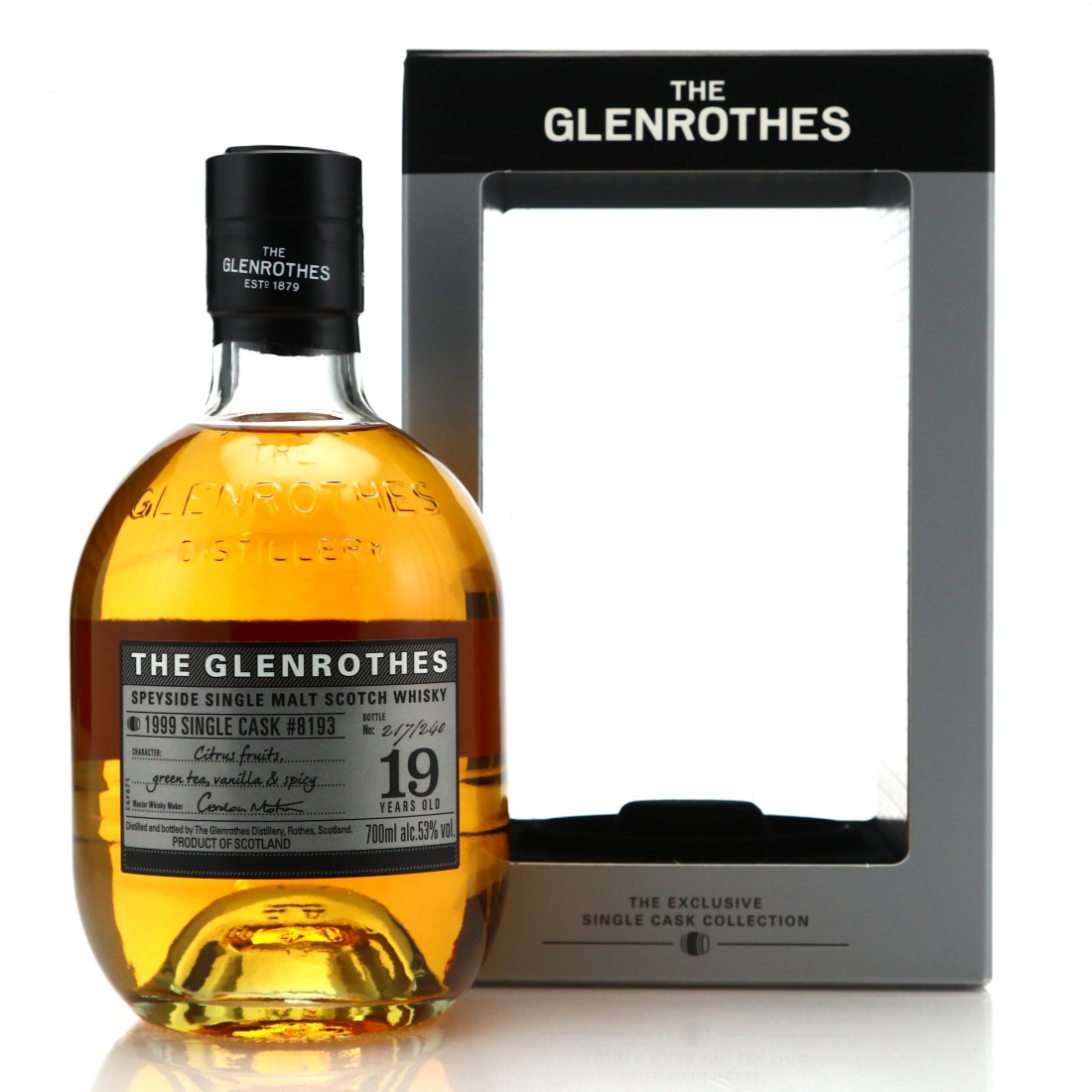 Glenrothes 1999 Single Cask 19 Year Old #8193 | Whisky Auctioneer