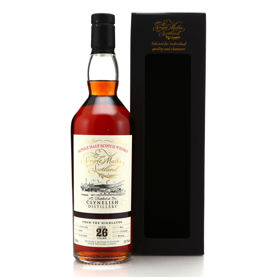Clynelish 1995 Single Malts of Scotland 26 Year Old | Whisky Auctioneer