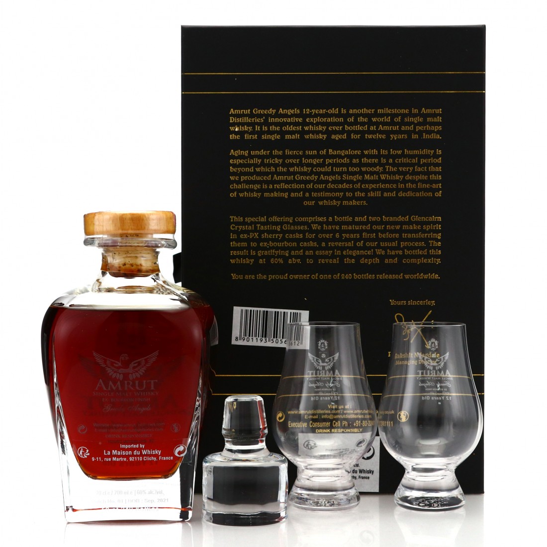 Amrut Greedy Angels 12 Year Old Chairman's Reserve / LMDW | Whisky ...