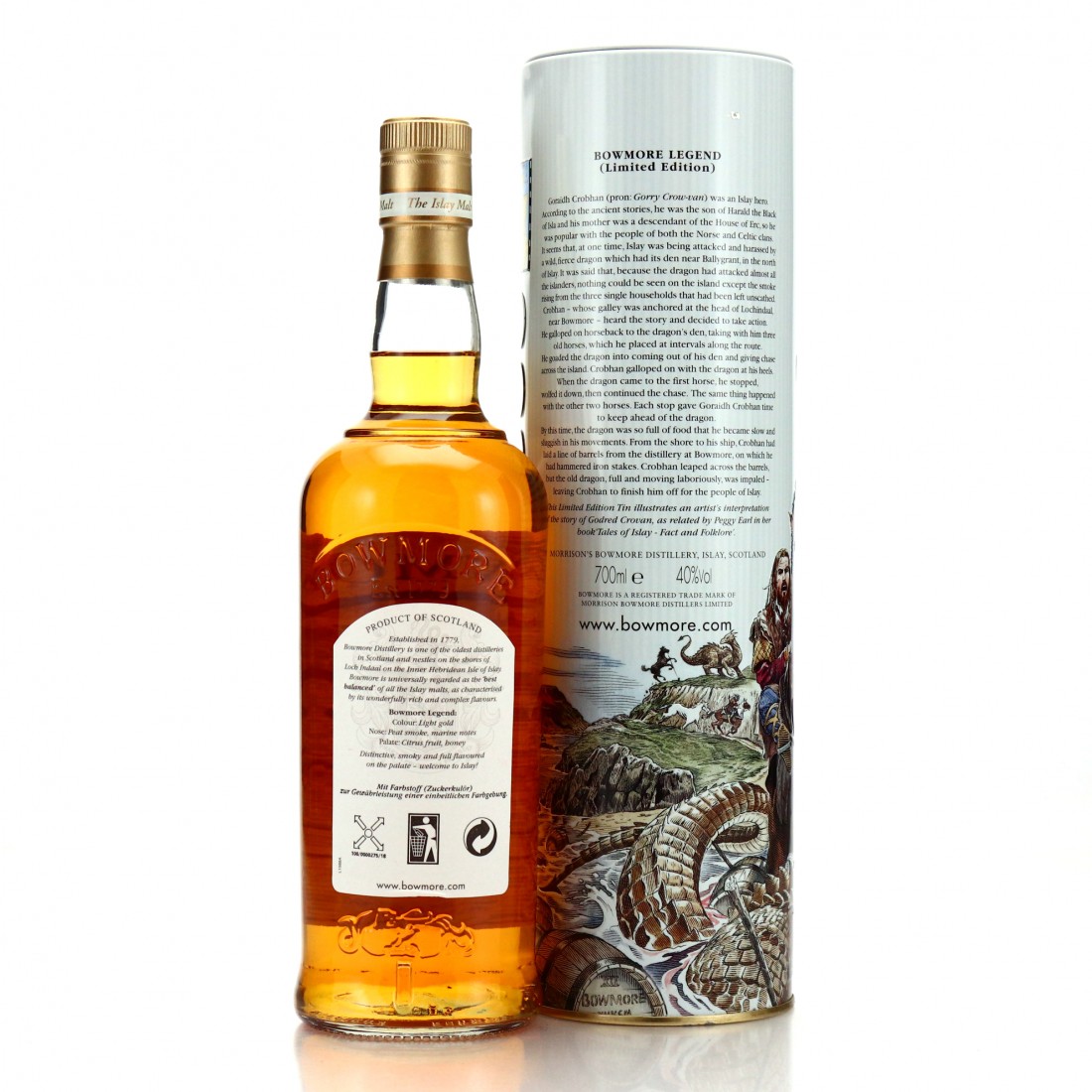 Bowmore Legend Limited Edition / Goraidh Crobhan | Whisky Auctioneer