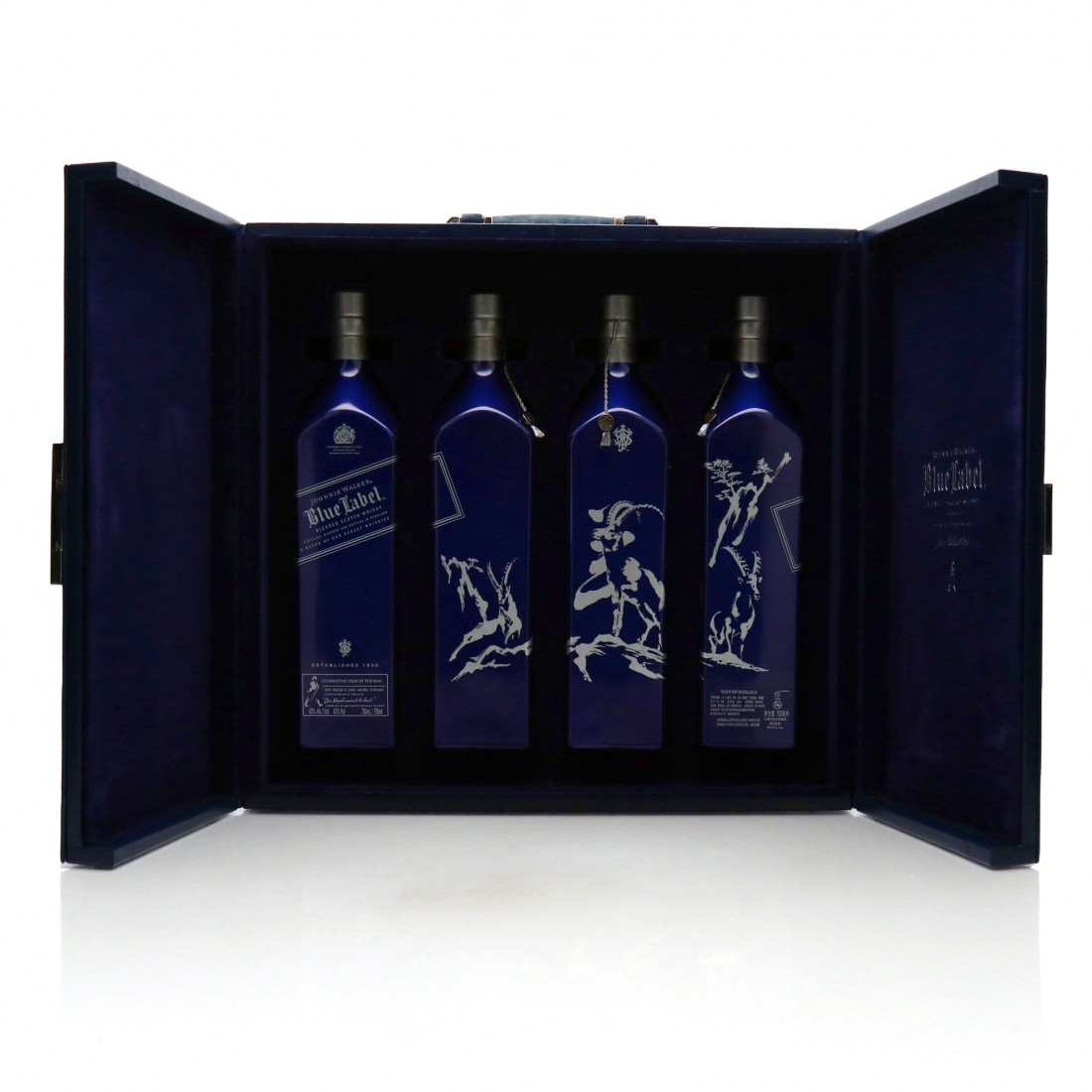 Johnnie Walker Blue Label Year of the Ram 4 x 75 cl / with Suitcase ...