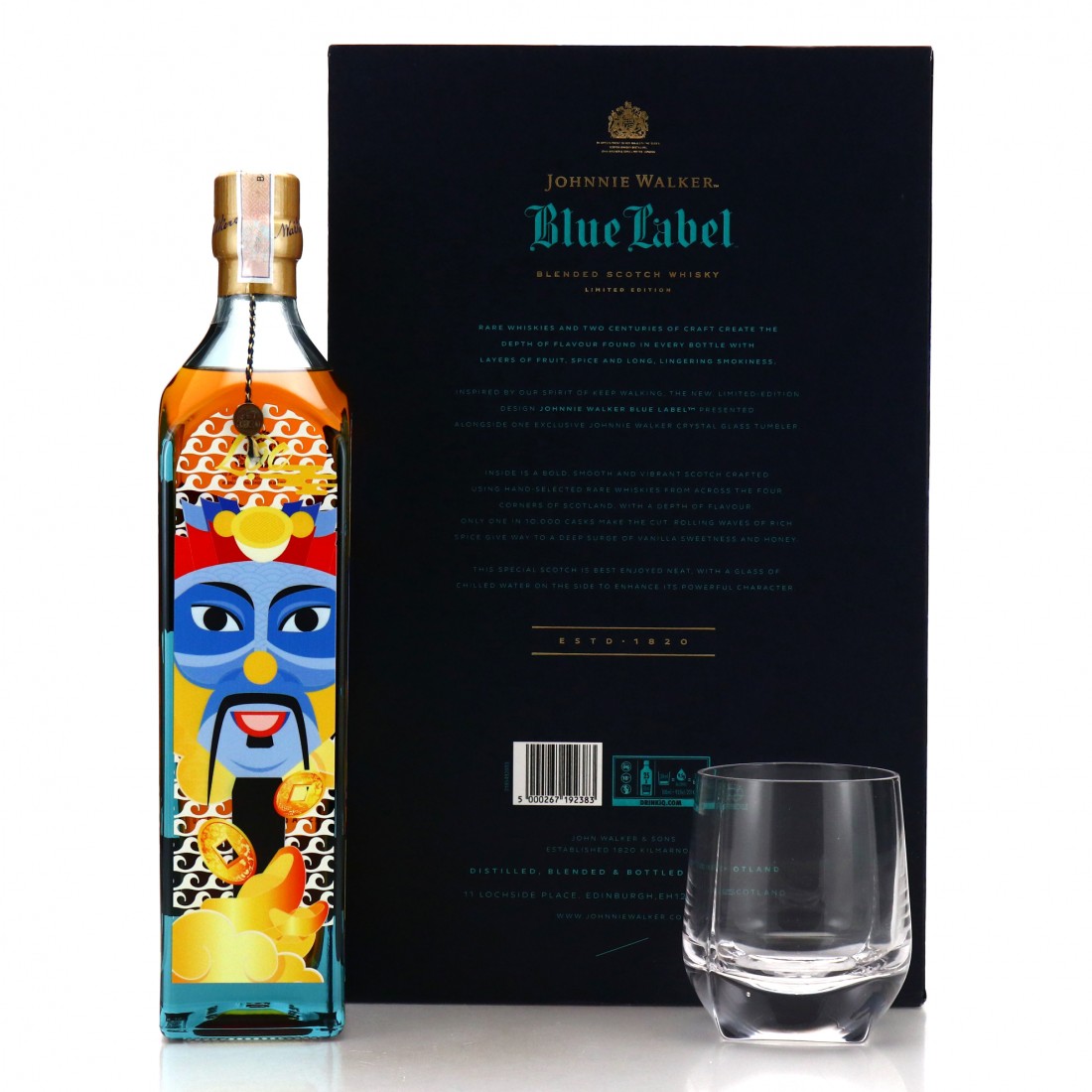 Johnnie Walker Blue Label Gift Pack 75cl / Chuc Mung Nam Moi - Vietnam ...