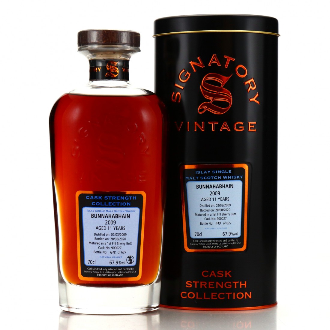 Bunnahabhain 2009 Signatory Vintage 11 Year Old Cask Strength | Whisky ...