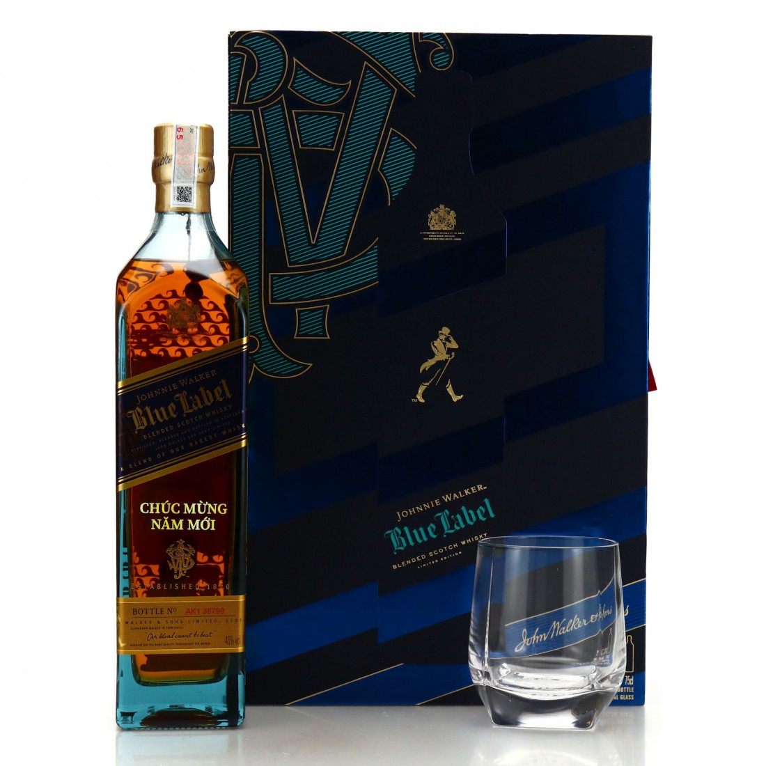 Johnnie Walker Blue Label Gift Pack 75cl / Chuc Mung Nam Moi - Vietnam ...