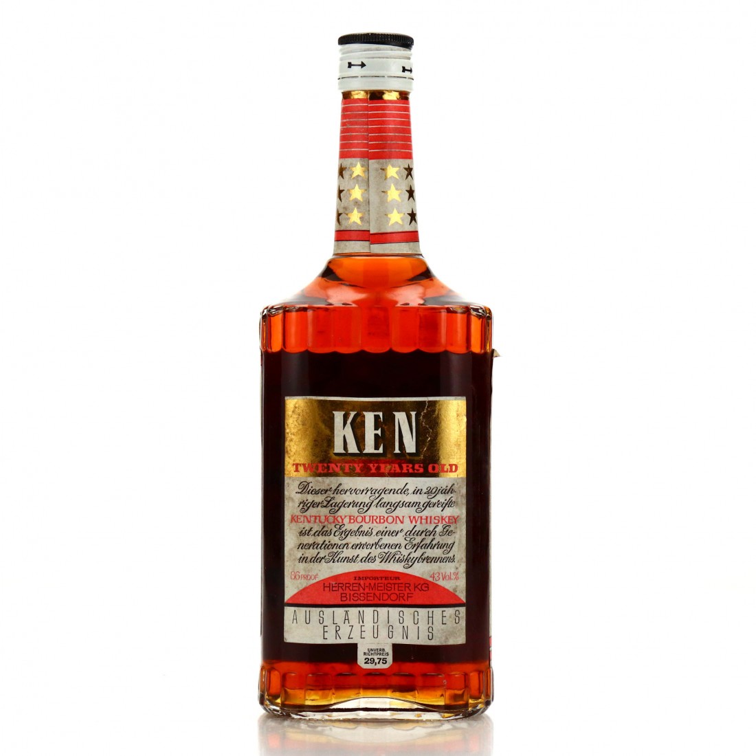 Ken 20 Year Old Kentucky Straight Bourbon 1960s | Whisky Auctioneer