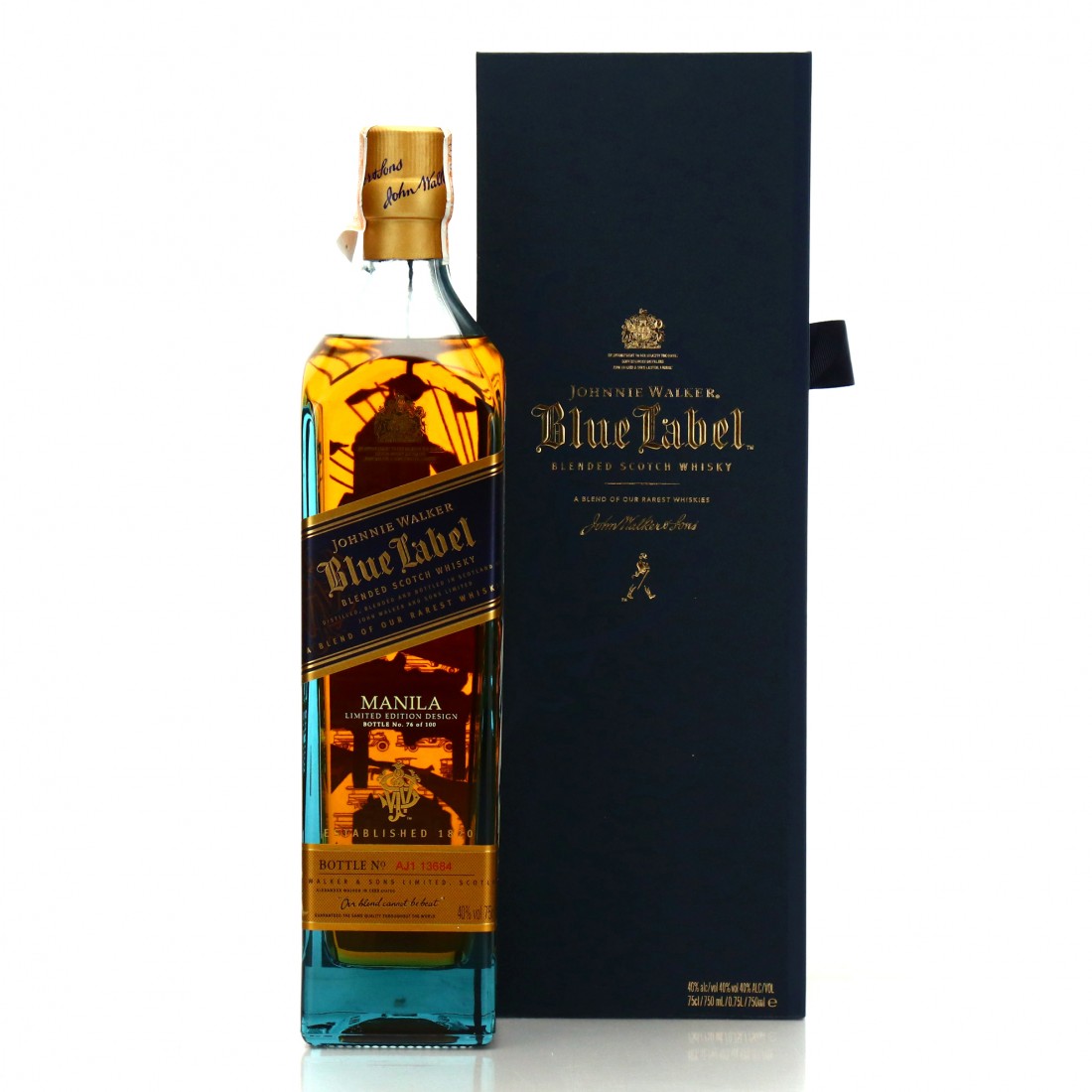 Johnnie Walker Blue Label Manila Limited Edition 75cl | Whisky Auctioneer