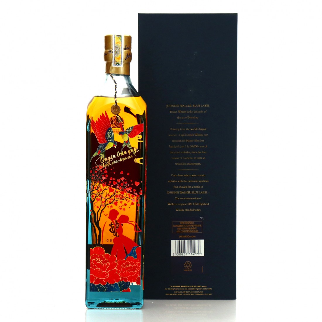 Johnnie Walker Blue Label 75cl / Valentine Edition - Vietnam | Whisky ...