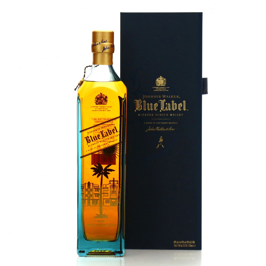 Johnnie Walker Blue Label Miami Limited Edition 75cl / US Import ...