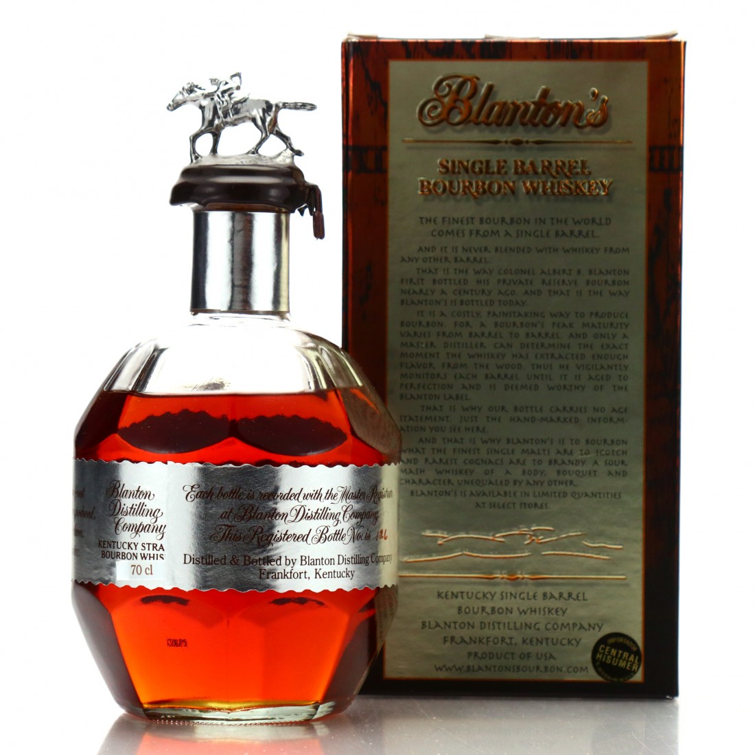 Blanton's Single Barrel Silver Edition dumped 2006 | Whisky Auctioneer