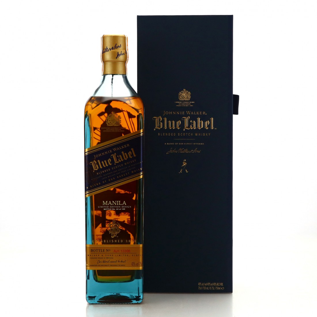 Johnnie Walker Blue Label Manila Limited Edition 75cl | Whisky Auctioneer