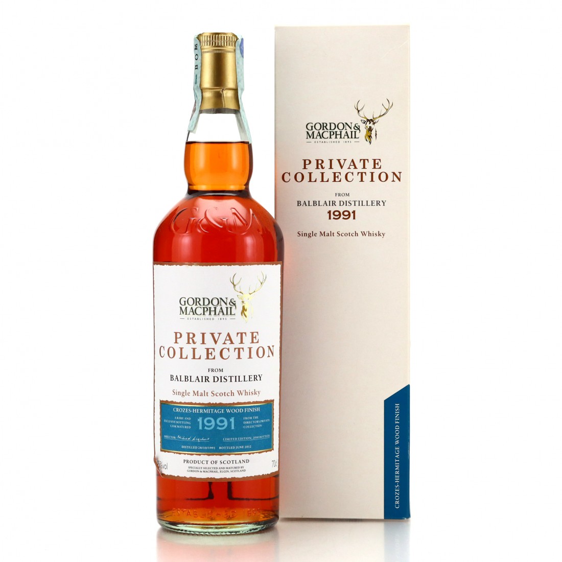 Balblair 1991 Gordon and MacPhail Private Collection / Crozes-Hermitage ...