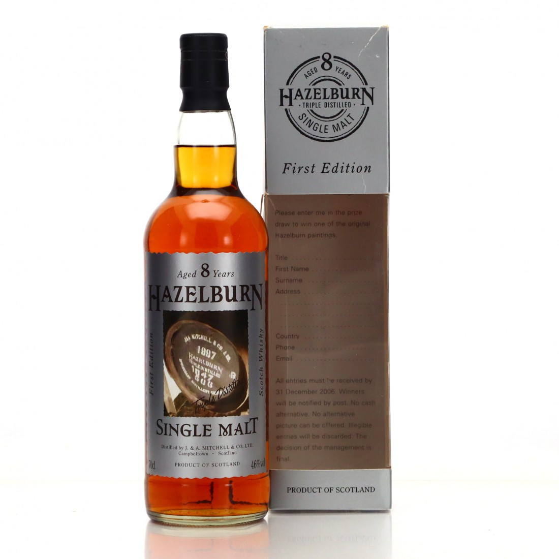 Hazelburn 8 Year Old First Edition 'The Casks' | Whisky Auctioneer