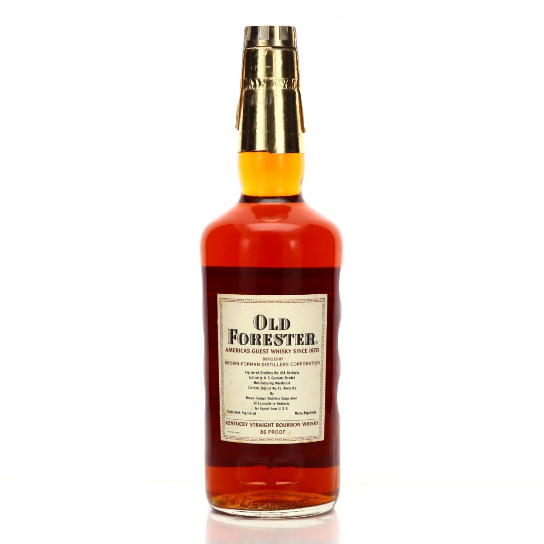 Old Forester Kentucky Straight Bourbon 1969 | Whisky Auctioneer Old Forester Kentucky Straight Bourbon 1969 | Whisky Auctioneer
