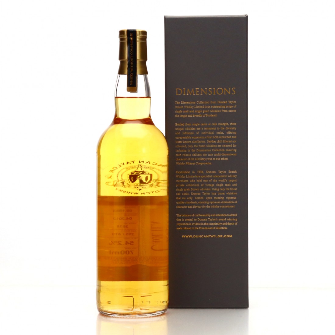 Caol Ila 1983 Duncan Taylor 28 Year Old Dimensions | Whisky Auctioneer