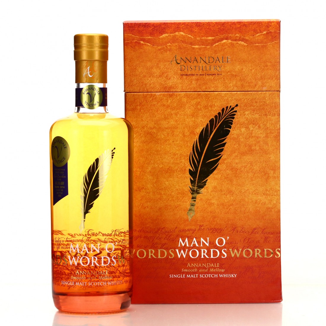 Annandale Man o' Words Single Bourbon Cask #140 | Whisky Auctioneer