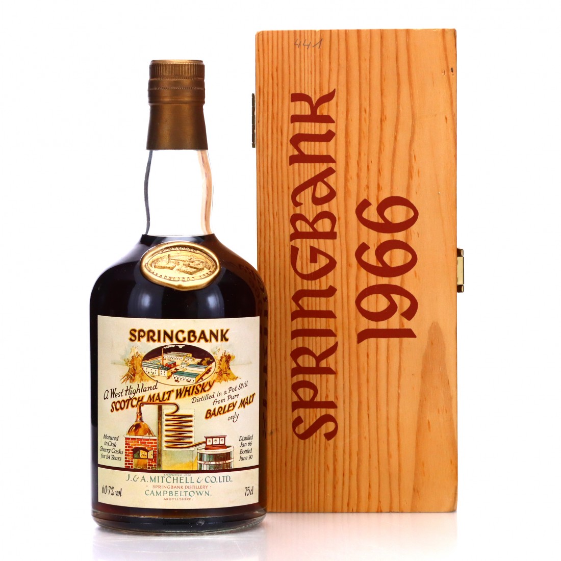 Springbank 1966 Sherry Cask 24 Year Old #441 / Local Barley | Whisky ...