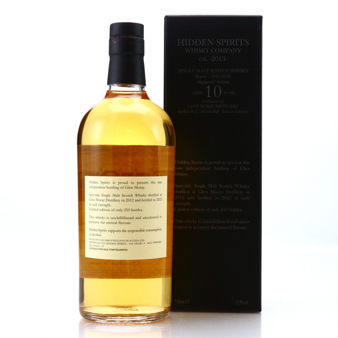 Glen Moray 2012 Hidden Spirits 10 Year Old | Whisky Auctioneer