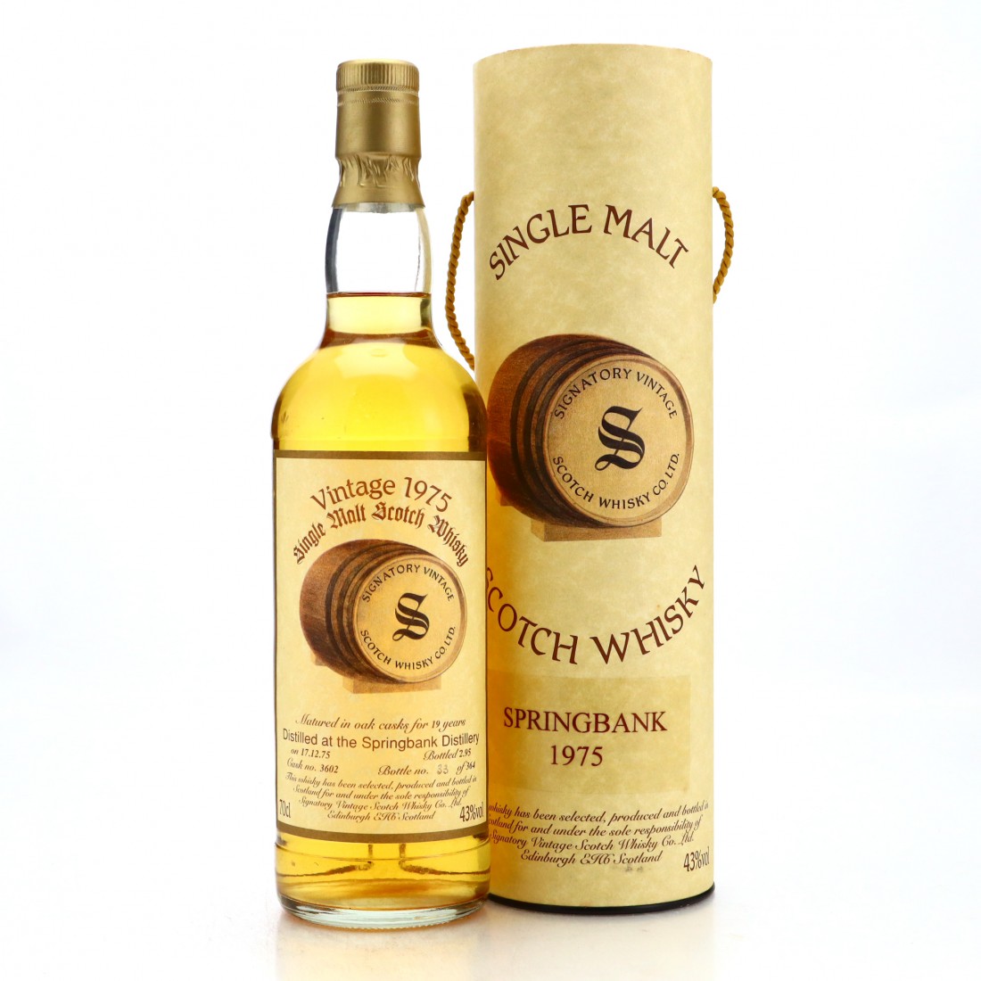 Springbank 1975 Signatory Vintage 19 Year Old | Whisky Auctioneer