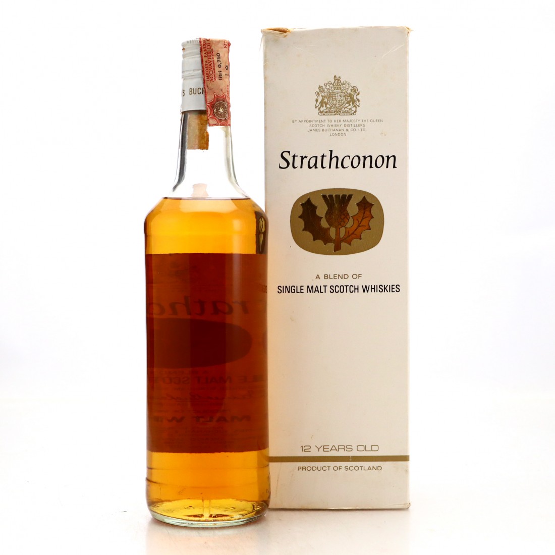 Strathconon 12 Year Old Malt Whisky 1970s / Amerigo Sagna Import ...