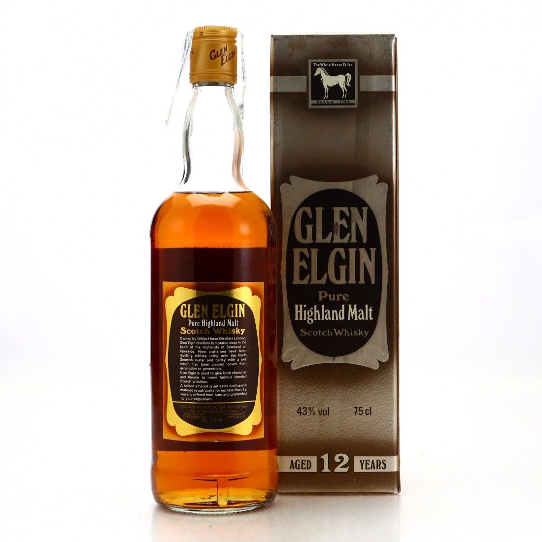 Glen Elgin 12 Year Old White Horse 1980s | Whisky Auctioneer