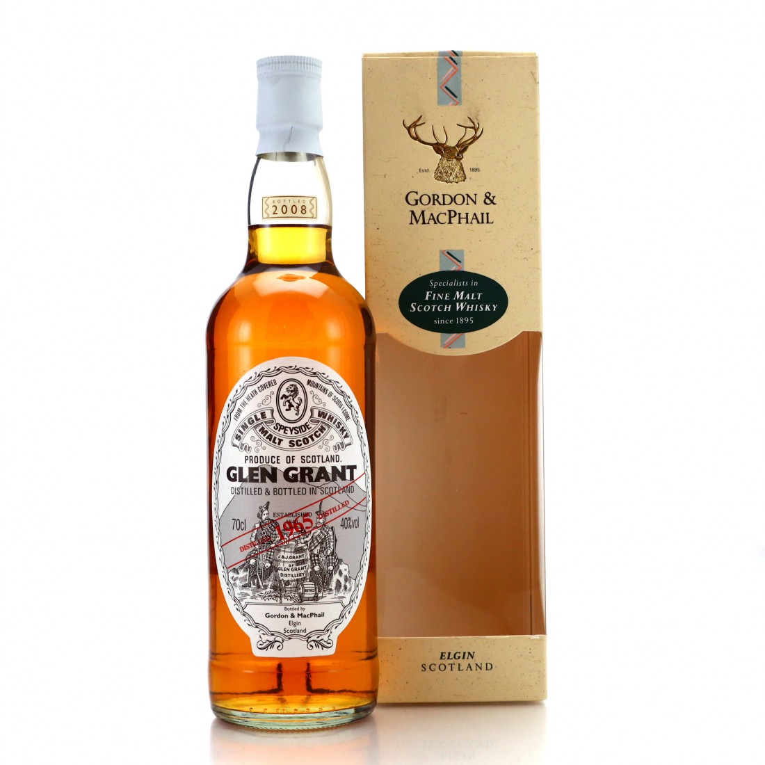 Glen Grant 1965 Gordon and MacPhail bottled 2008 | Whisky Auctioneer
