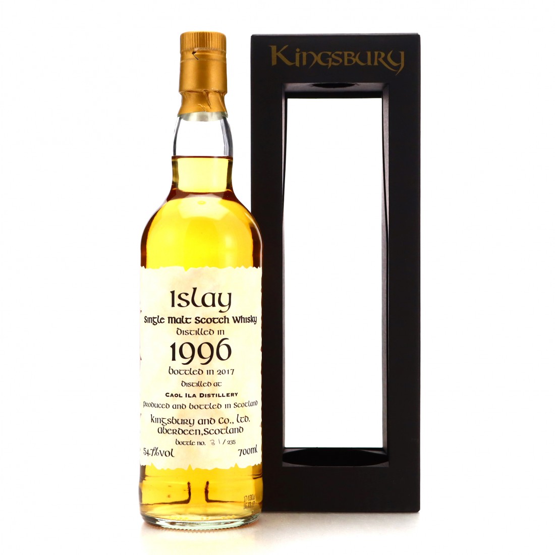 Caol Ila 1996 Kingsbury 21 Year Old Celtic Label | Whisky Auctioneer