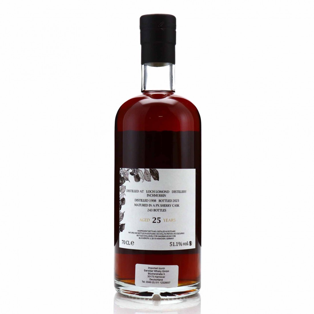 Inchmurrin 1998 Sansibar 25 Year Old PX / Dein Whisky | Whisky Auctioneer