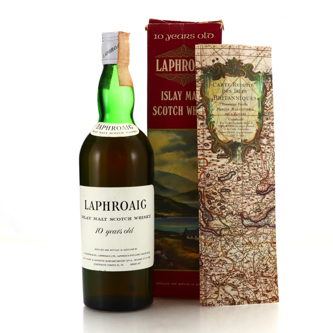 Laphroaig 10 Year Old 1970s / Bonfanti Import | Whisky Auctioneer