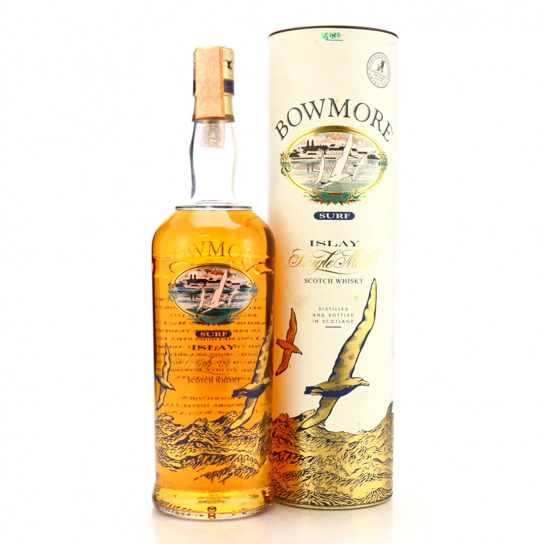 Bowmore Surf Screen Print 1 Litre 1990s | Whisky Auctioneer