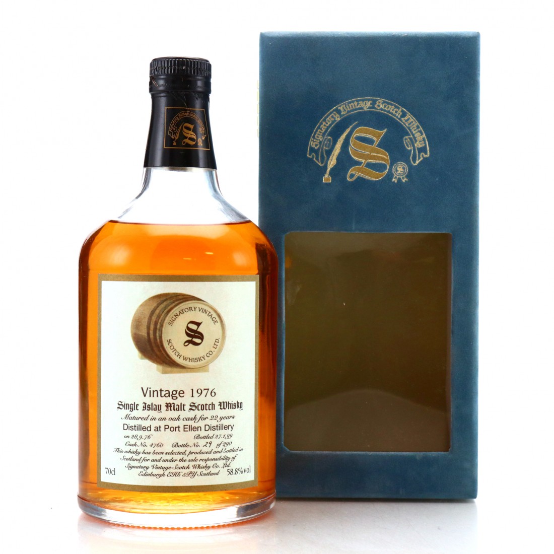 Port Ellen 1976 Signatory Vintage 22 Year Old | Whisky Auctioneer