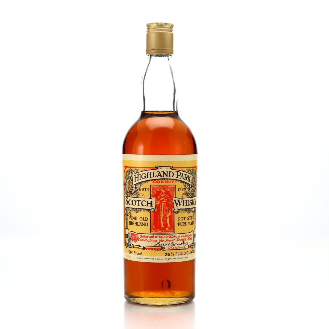 Highland Park Magnus Label 100 Proof 1970s | Whisky Auctioneer