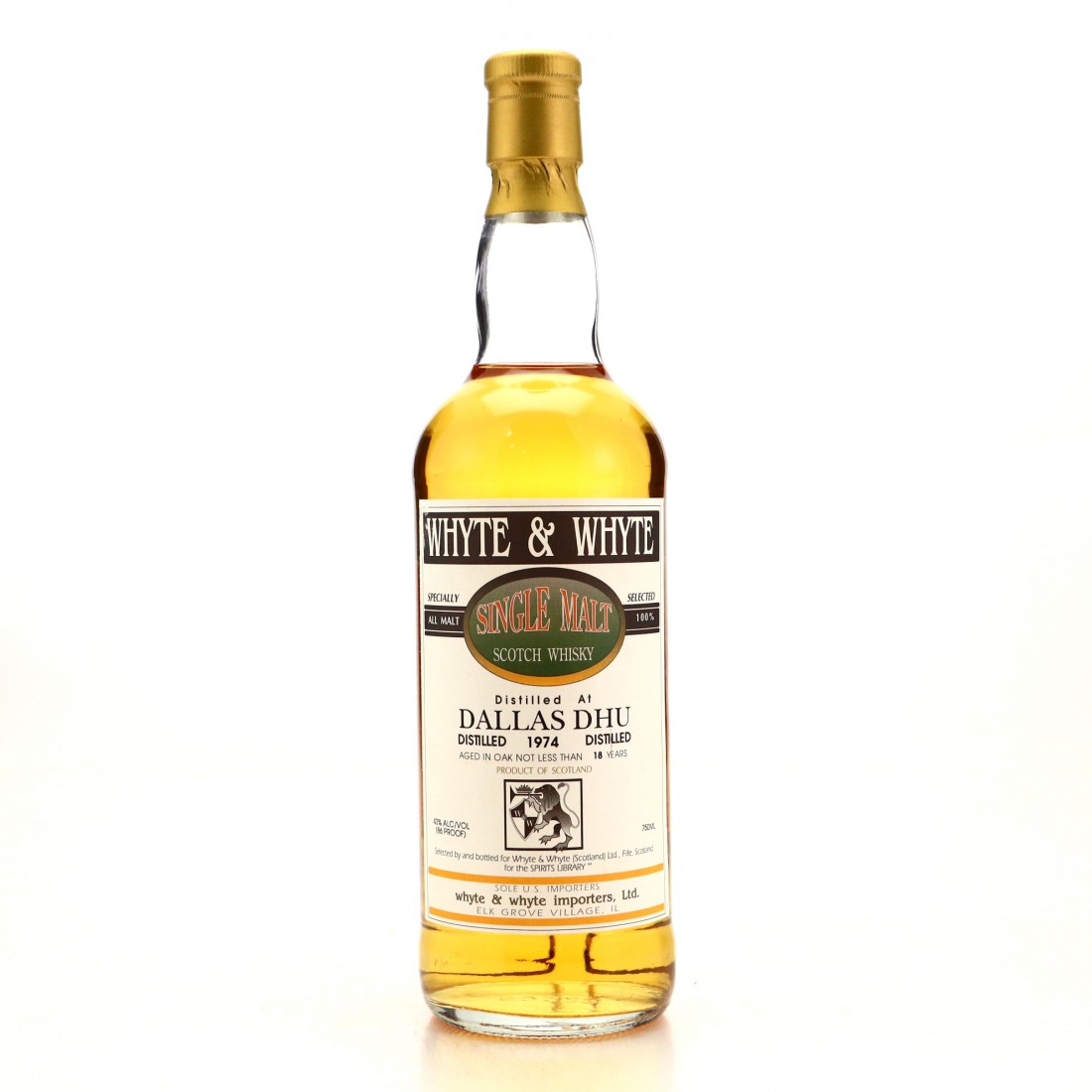 Dallas Dhu 1974 Whyte and Whyte 18 Year Old | Whisky Auctioneer