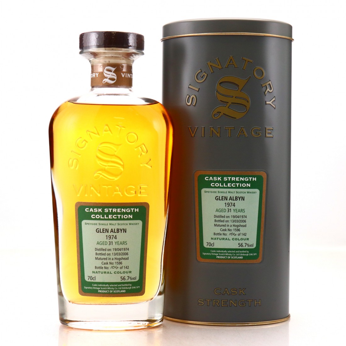 Glen Albyn 1974 Signatory Vintage 31 Year Old Cask Strength | Whisky ...