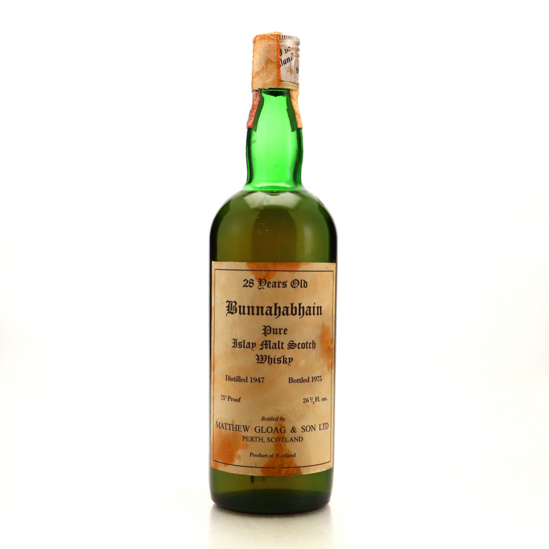 Bunnahabhain 1947 Matthew Gloag and Son 28 Year Old | Whisky Auctioneer