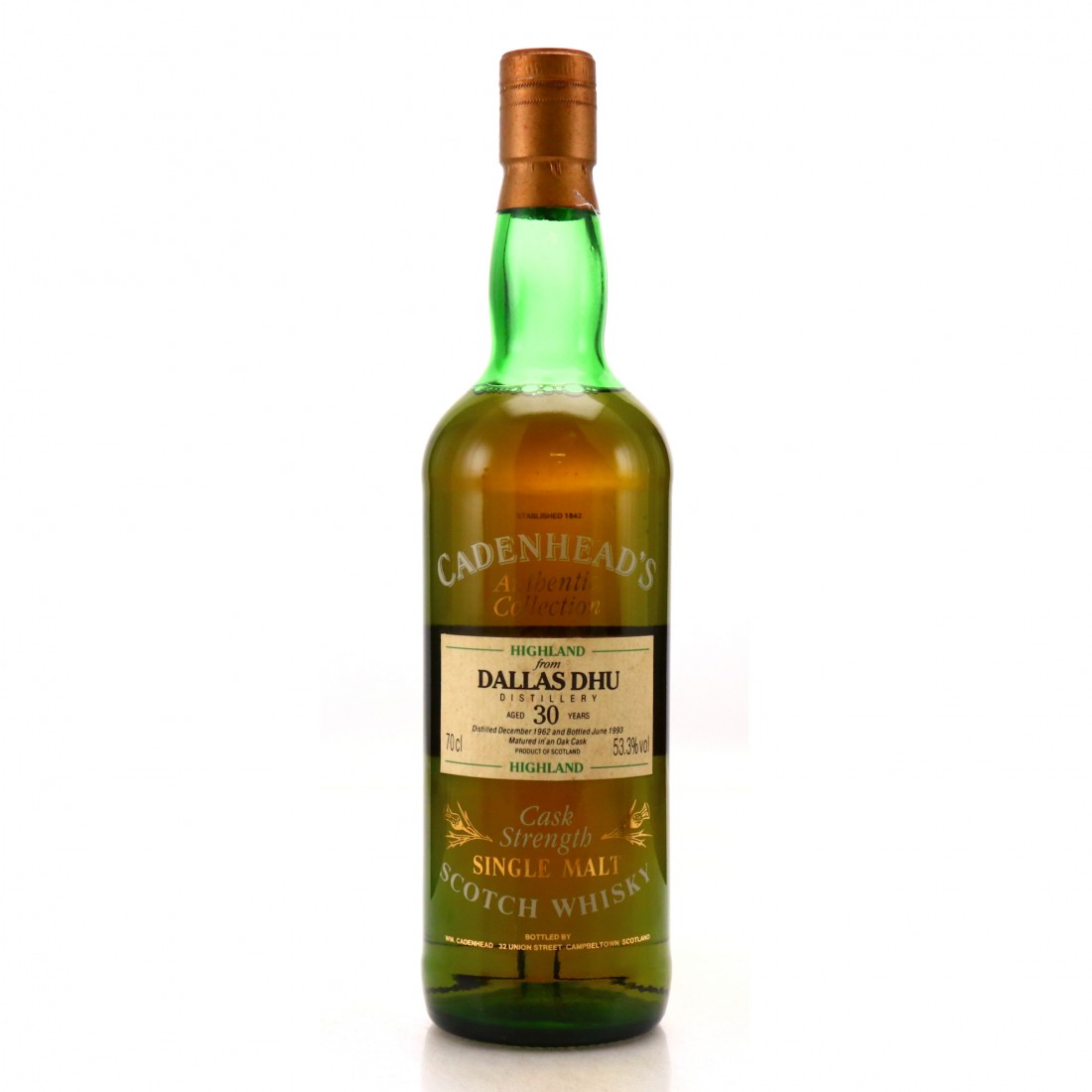Dallas Dhu 1962 Cadenhead's 30 Year Old | Whisky Auctioneer