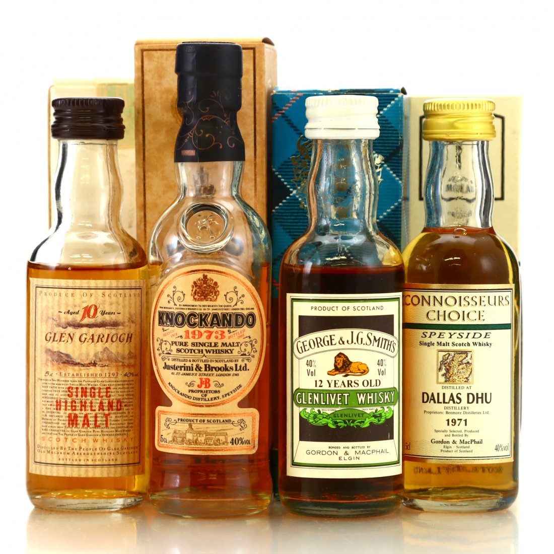 Single Malt Whisky Miniature x 4 | Whisky Auctioneer