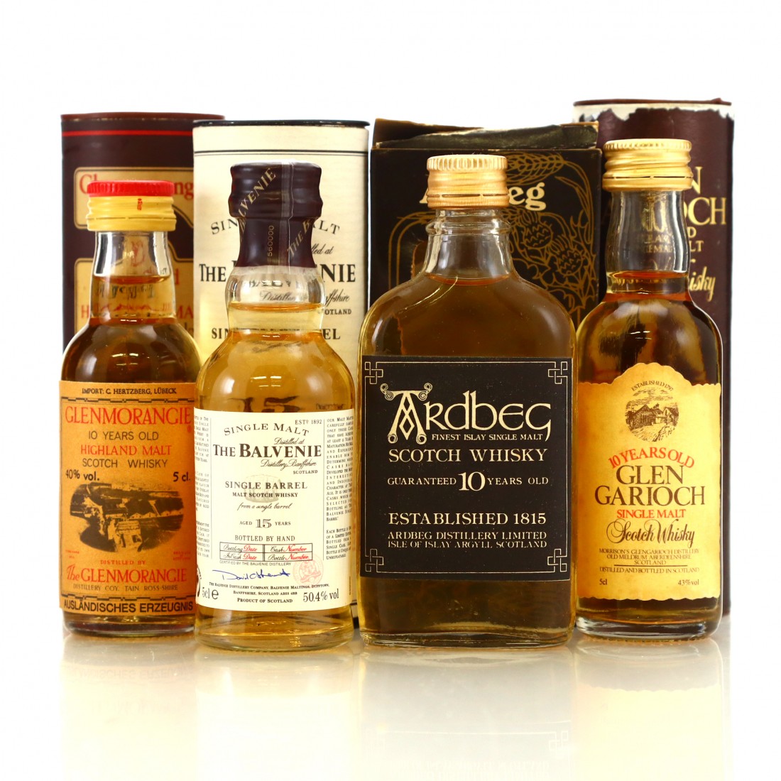 Single Malt Whisky Miniature x 4 | Whisky Auctioneer