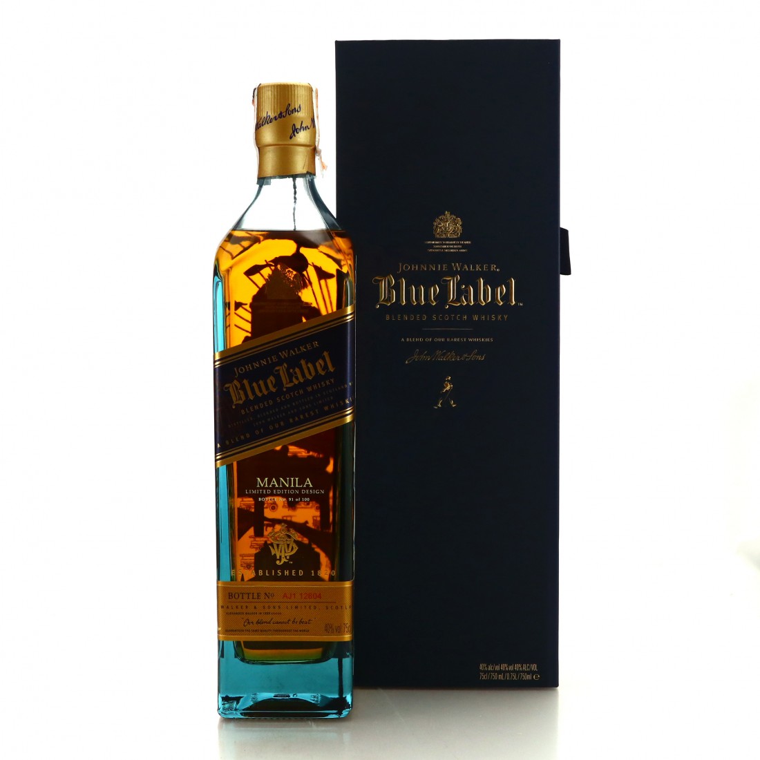 Johnnie Walker Blue Label Manila Limited Edition 75cl | Whisky Auctioneer