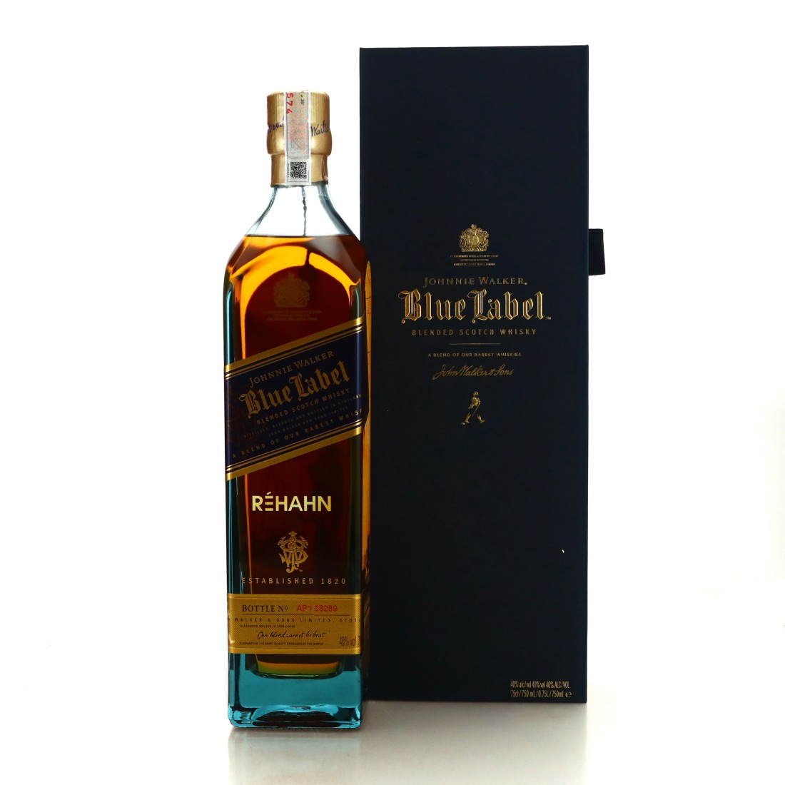 Johnnie Walker Blue Label 75cl / Réhahn | Whisky Auctioneer